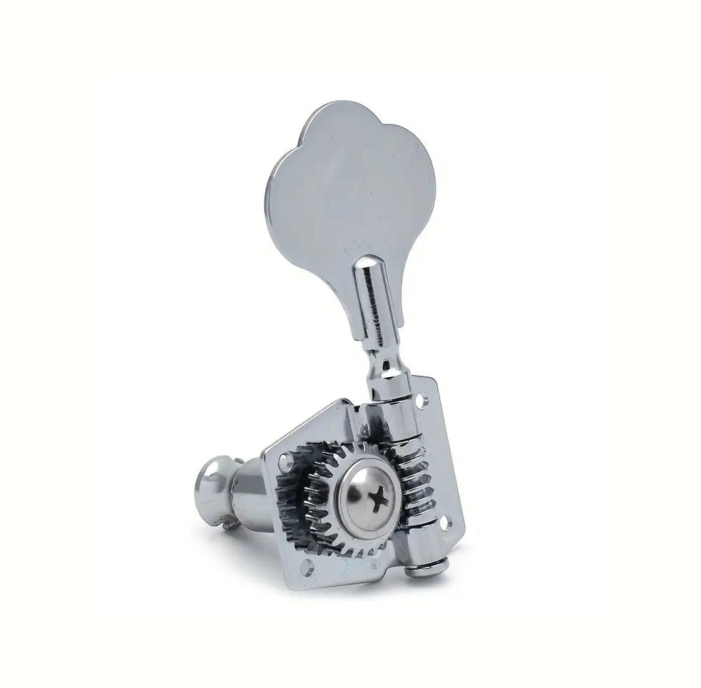 Open Gear Style Bass Guitar Machine Head Tuner CHROME (Single)