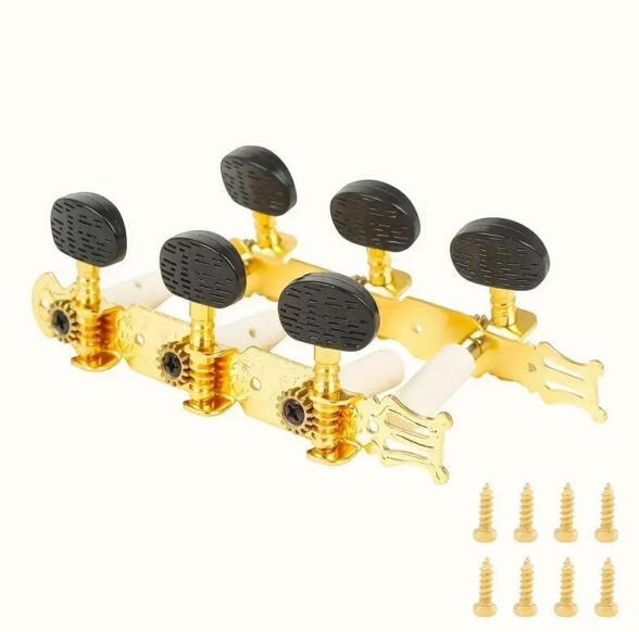 Gold & Black Classical Guitar Machine Tuner Heads