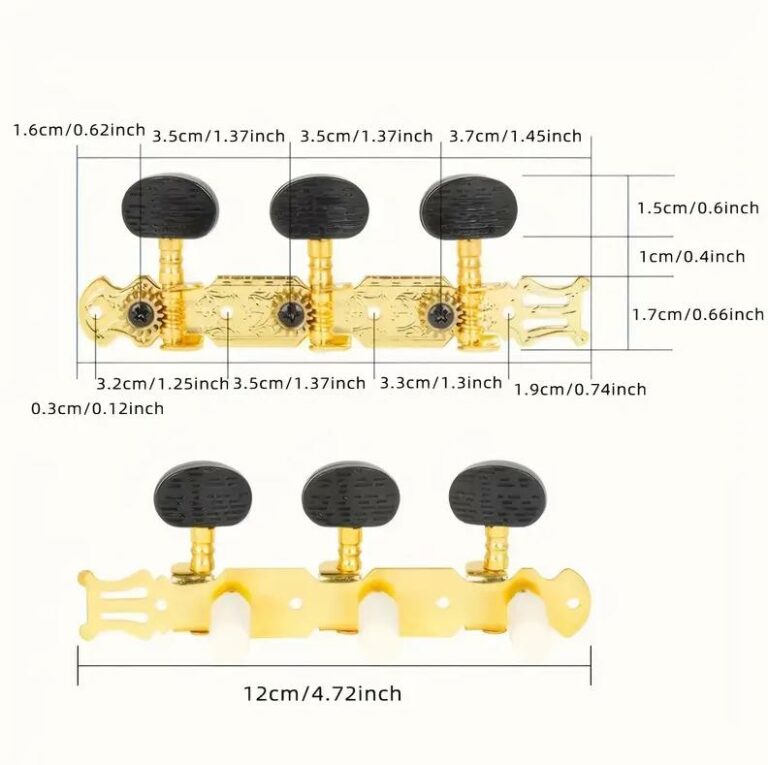 Gold & Black Classical Guitar Machine Tuner Heads