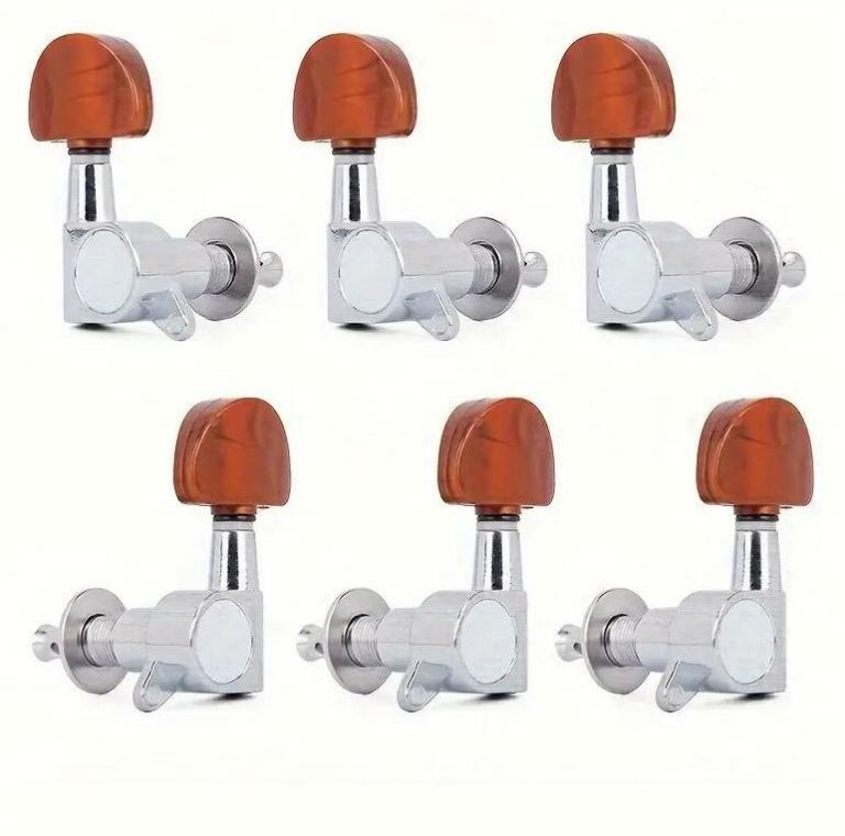 Grover Type Acoustic Tuning Heads Wood/Coffee Colour