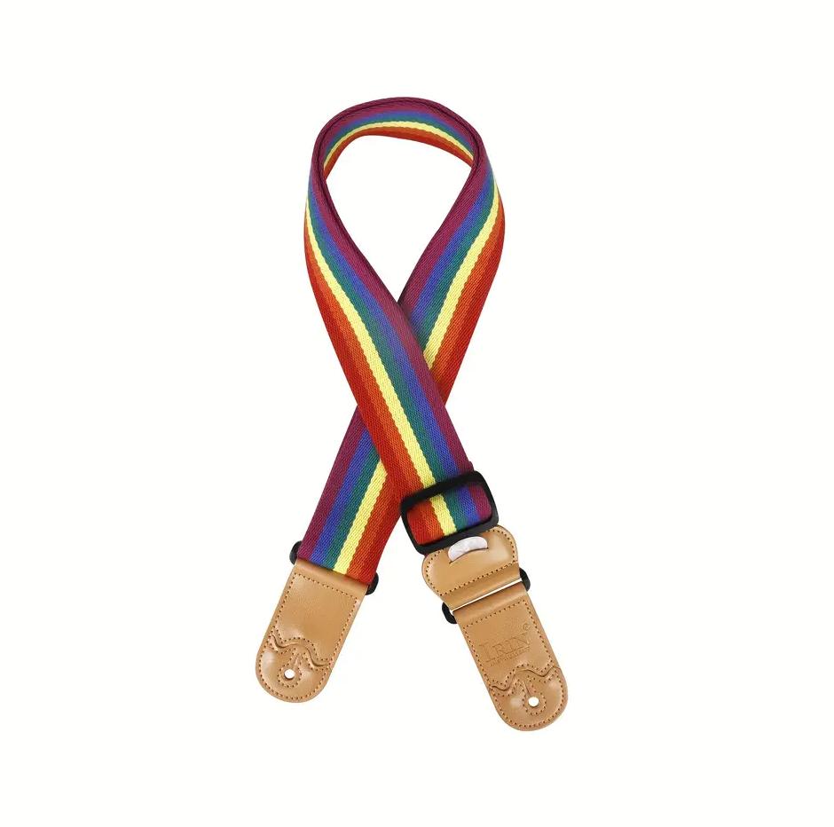Rainbow Guitar Strap 6 Colour • SA Guitar Shop